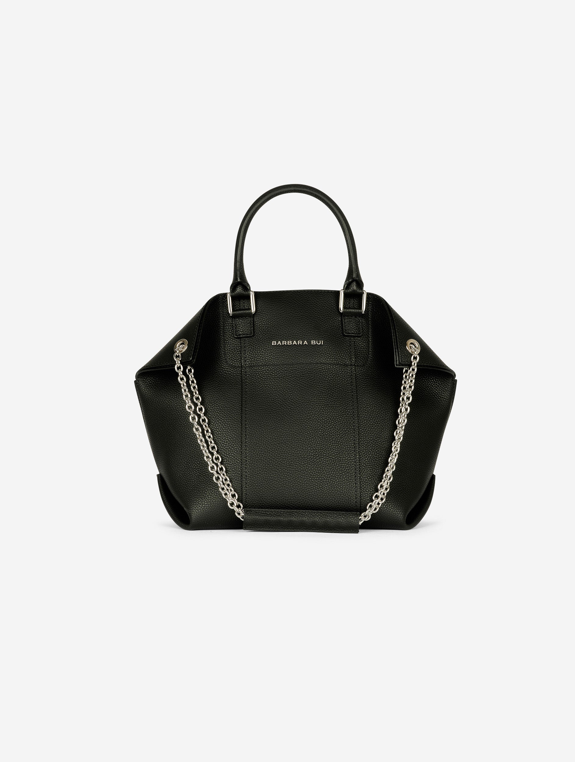 Maroquinerie Femme | Sac "Chamallow" en cuir grainé noir | Barbara Bui ...