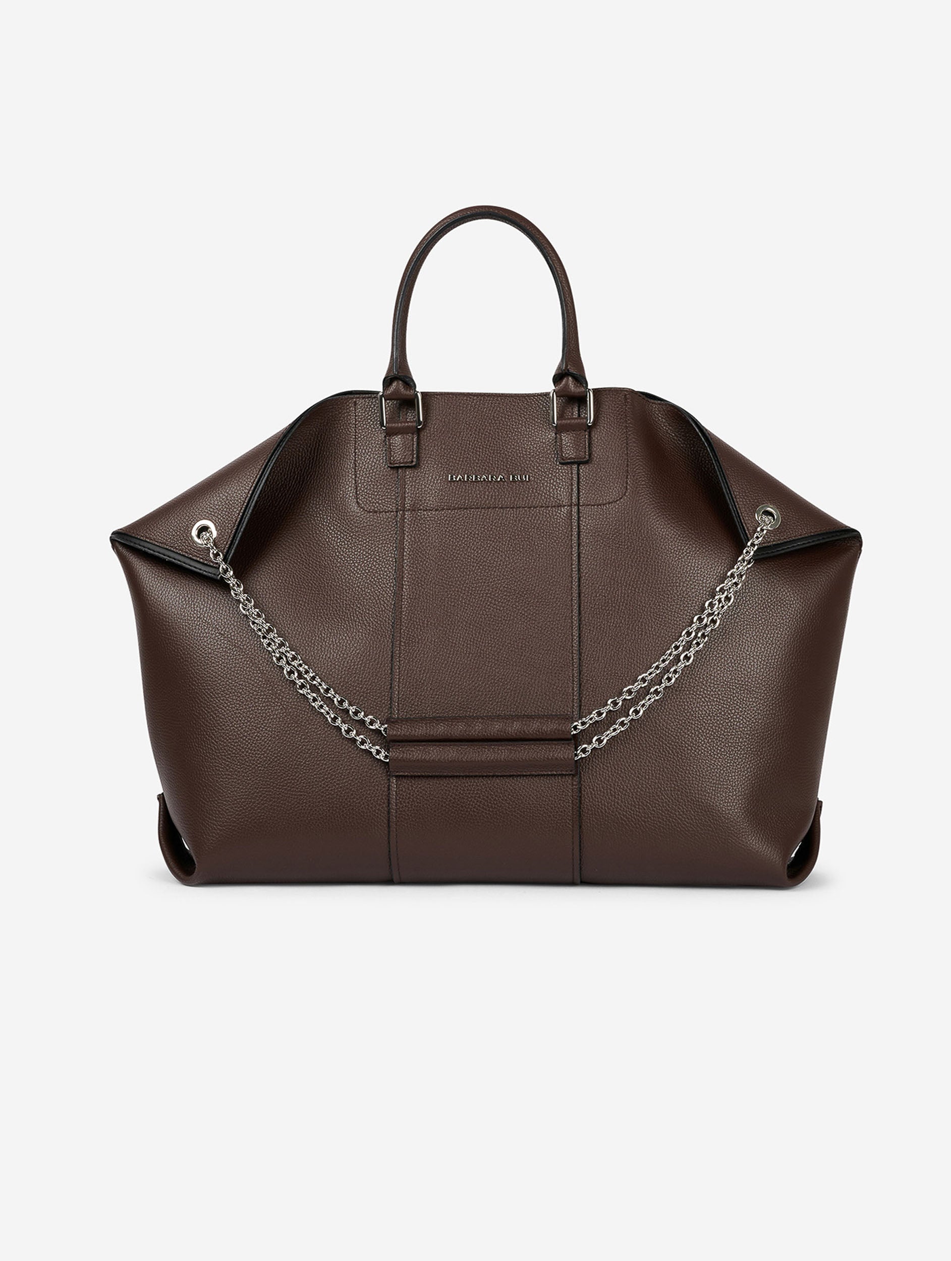 Maroquinerie Femme | Sac "Big Chamallow" en cuir chocolat | Barbara Bui ...